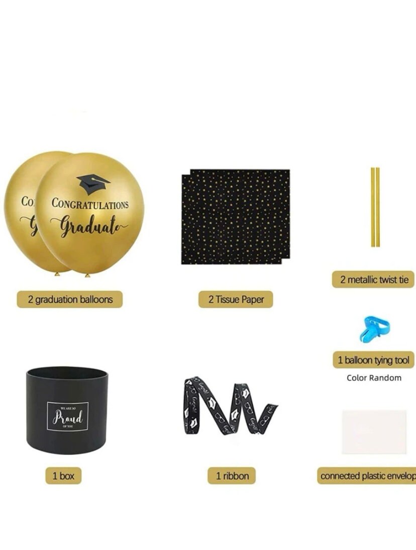 Graduated Shape Balloons Graduation Party Gift for - Etsy