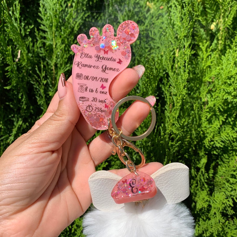 Custom Resin Keychain - Etsy
