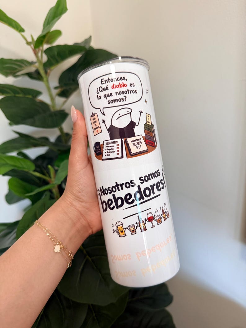 Nosotros Somos Bebedores Vaso de 20 oz Taza de café española divertida ...