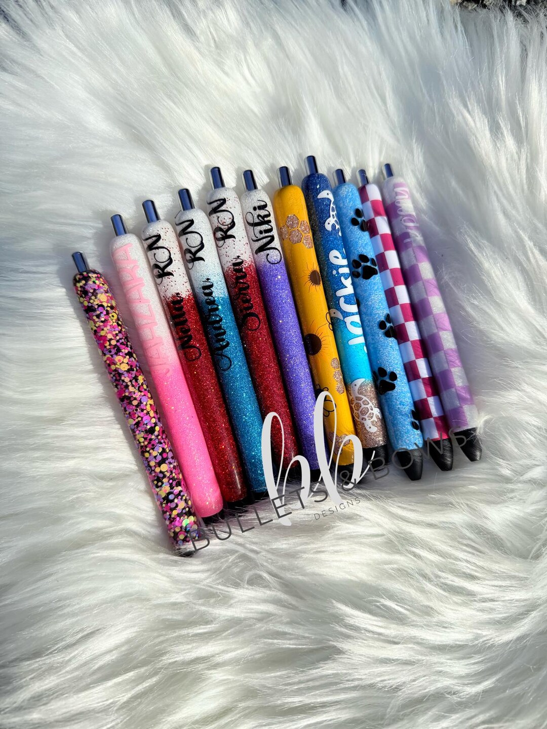 Custom Epoxy Glitter Gel Pens | Inkjoy Gel Pens | Refillable | READ ...