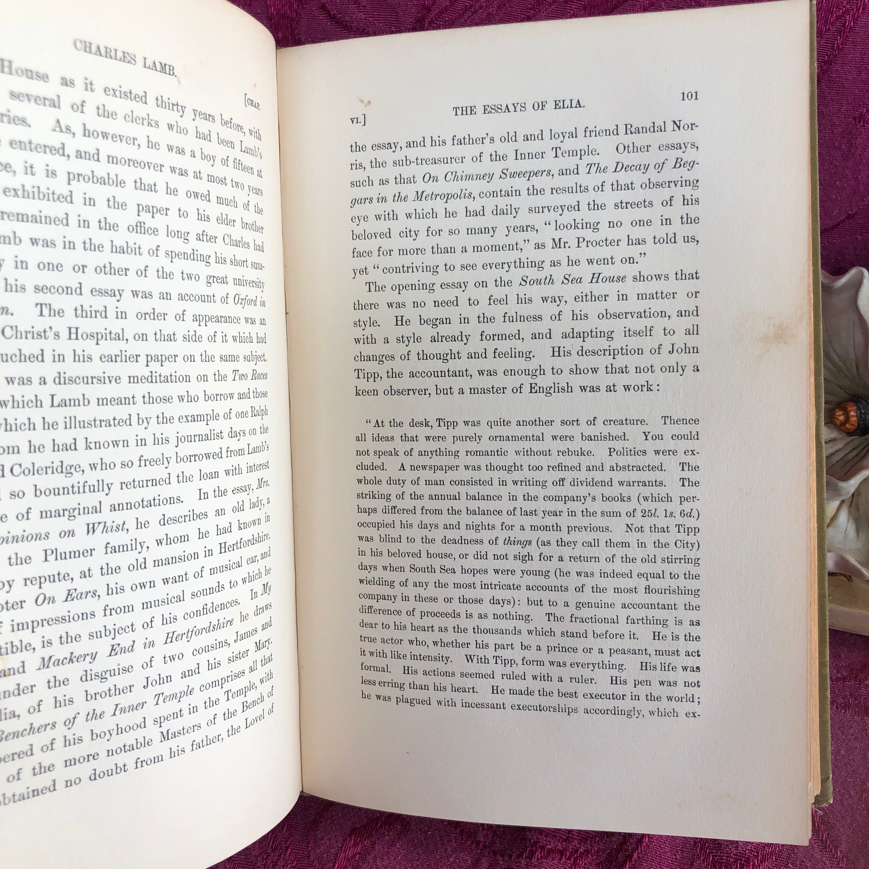 1901 Antique Book: Charles Lamb by Alfred Ainger. Harper & - Etsy