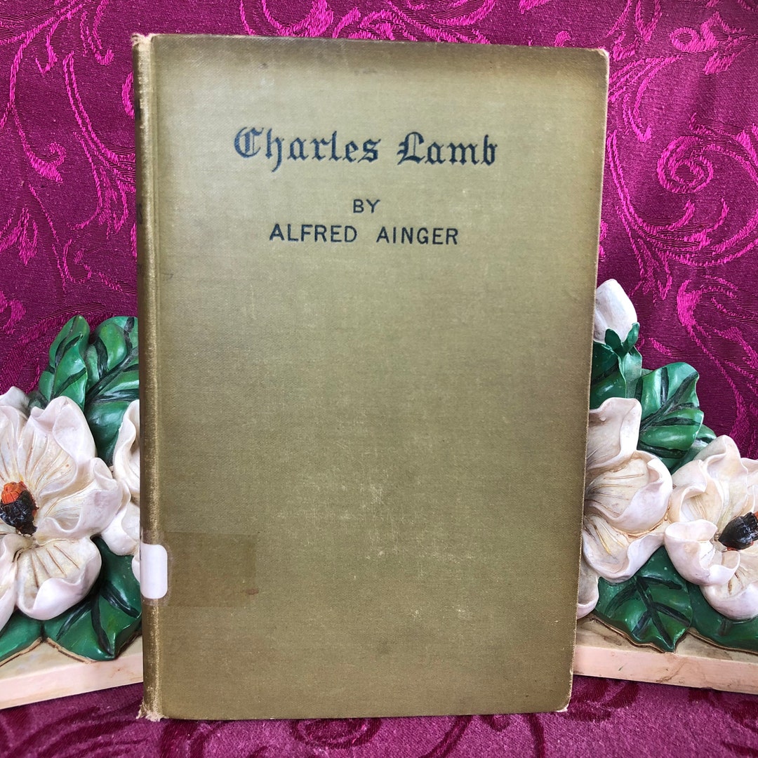 1901 Antique Book: Charles Lamb by Alfred Ainger. Harper & - Etsy