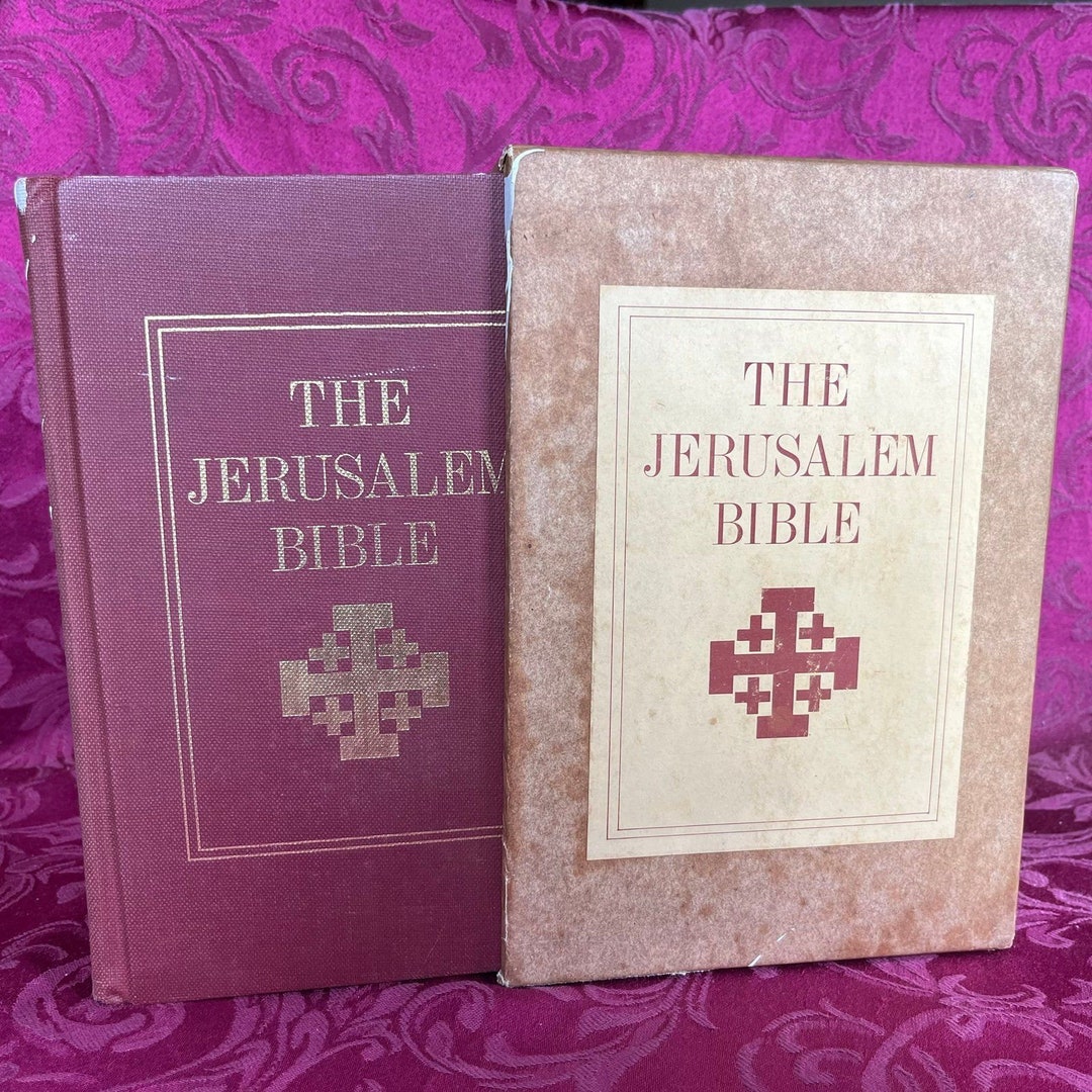1966 the Jerusalem Bible With Slipcase and Maps. Vintage Bible - Etsy