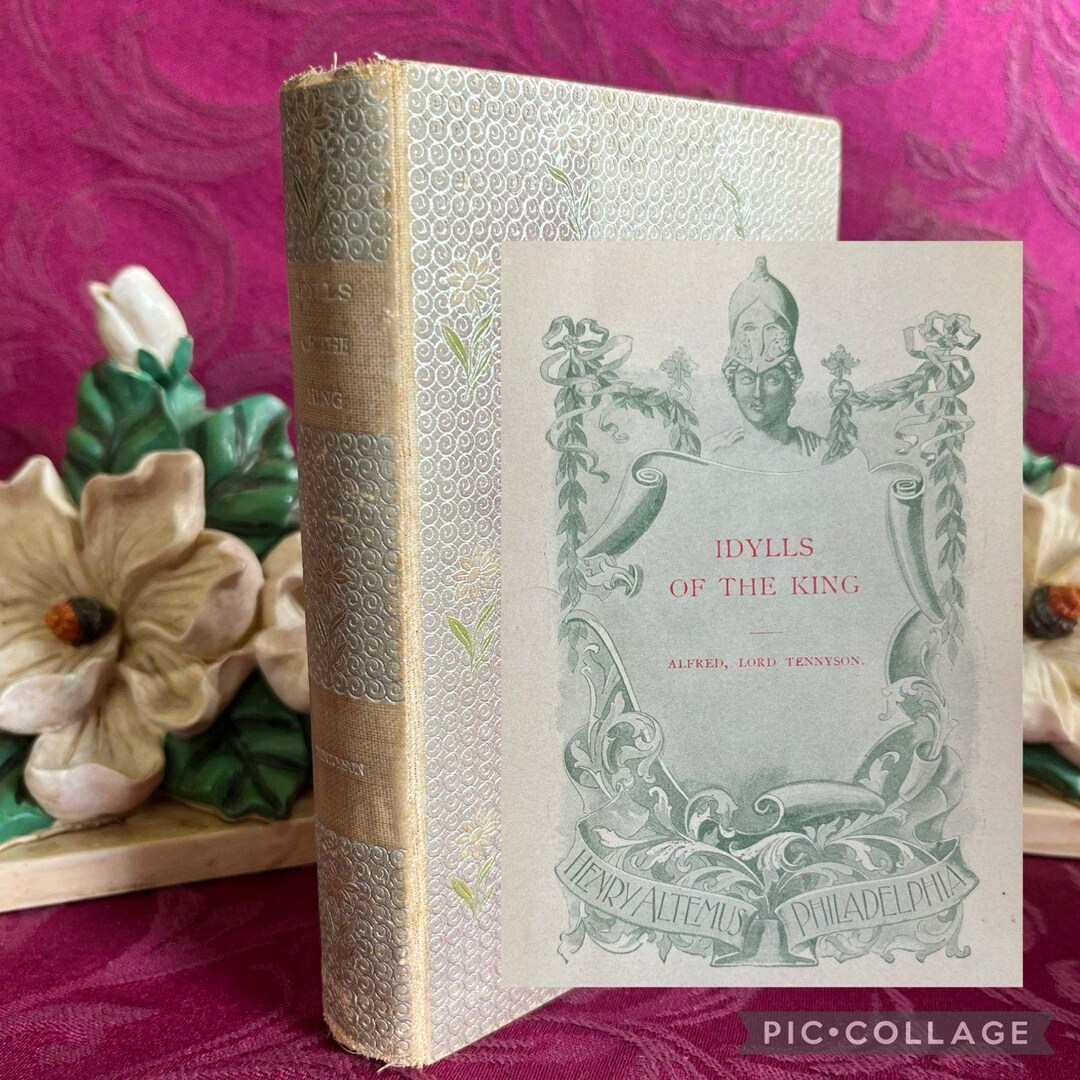 Idylls of the King by Lord Alfred Tennyson. Illustrated Antique Book - Etsy