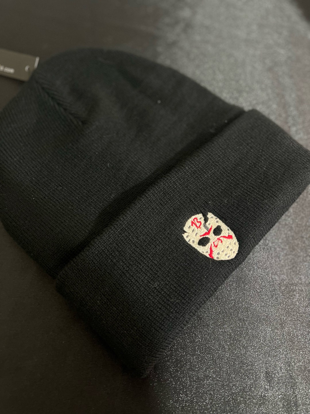 Friday 13th Beanie, Jason Vorhees Beanie, Horror Beanie, Embroidered ...
