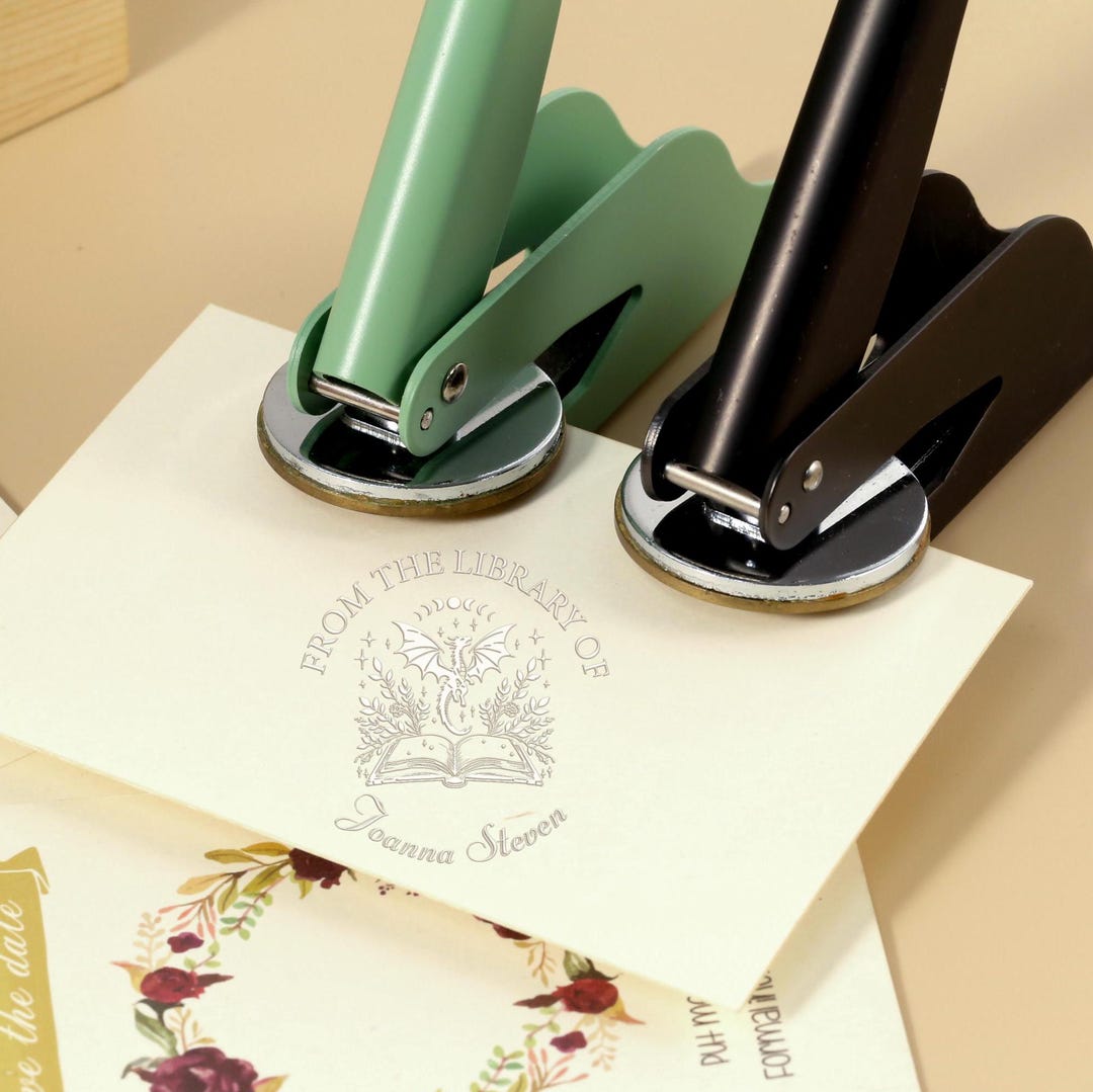Personalized Embosser, Dragon Book Embosser,from the Library Embosser ...