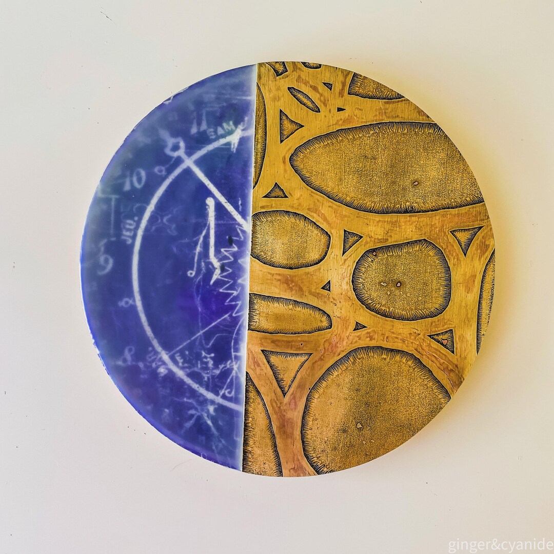 The Amalgamation of Time & Space - an Original Encaustic and Metal ...