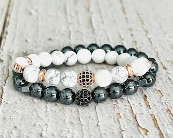 Couples Matching Bracelet Set of 2 Relationship Bracelets Couples ...