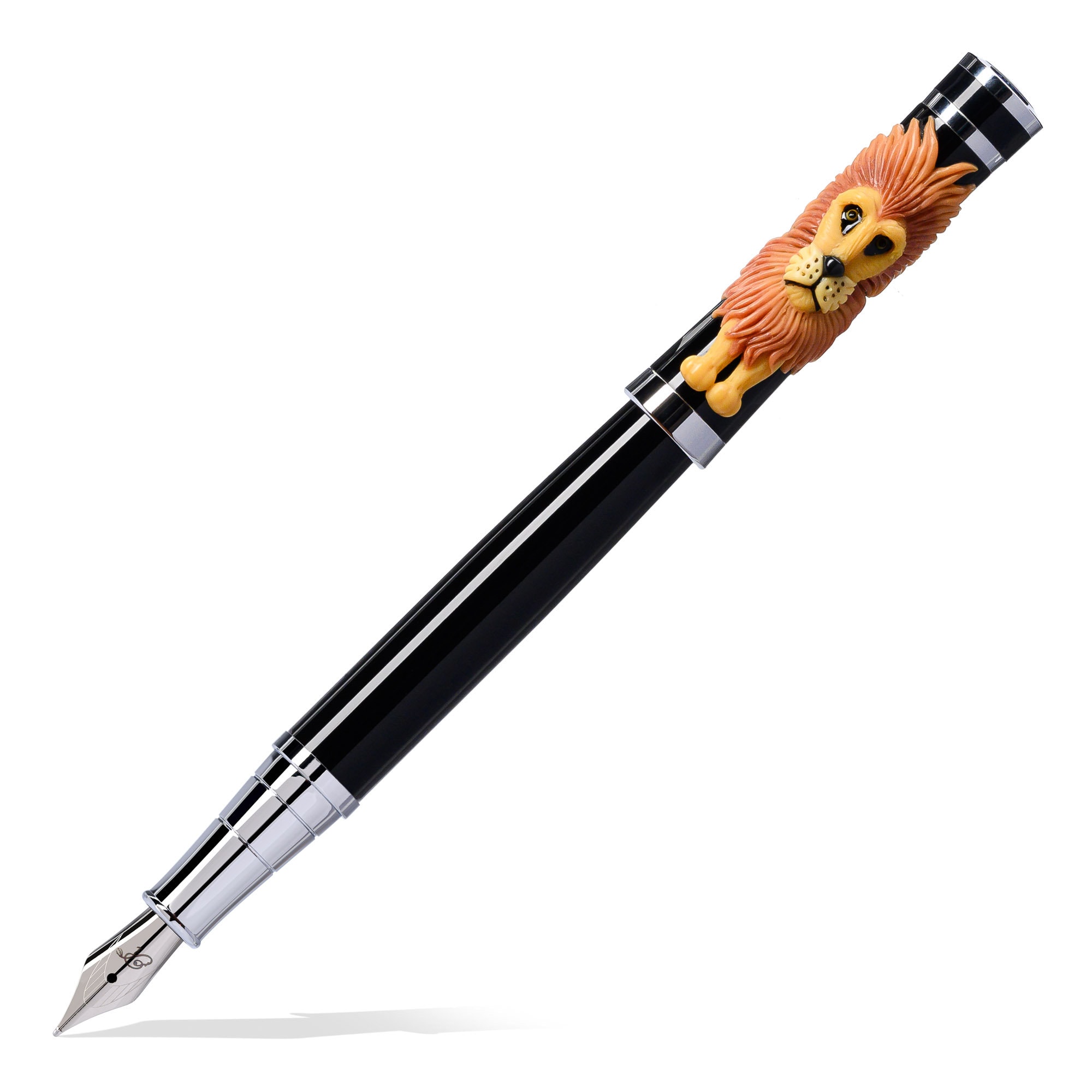 Fountain Pen Lion Roxi Handmade Rollerball Pen Gift for - Etsy