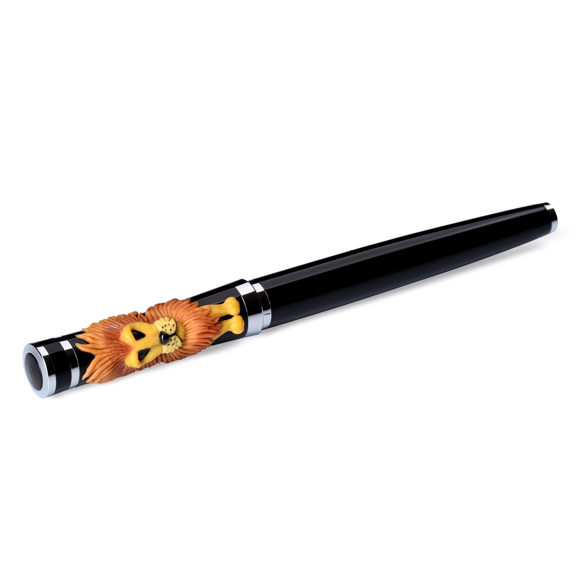Fountain Pen Lion Roxi Handmade, Rollerball Pen, Gift for Women ...