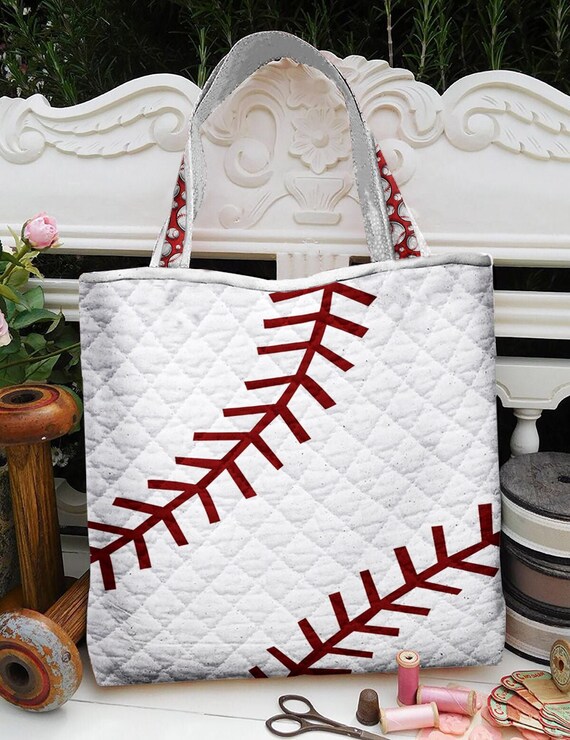 Baseball Tote Bags Etsy