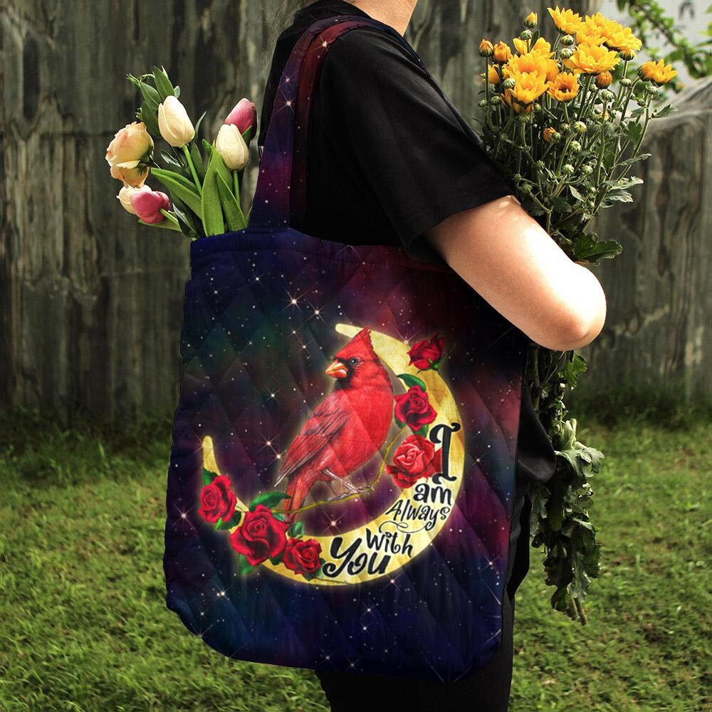 Cardinal Quilted Tote Bag Cardinal Shoulder Bag Cardinal - Etsy