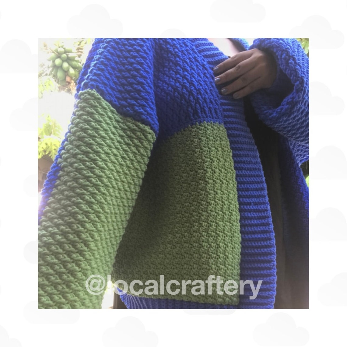 Cirrus Cloud Cardigan Crochet Pattern digital Item NOT a - Etsy