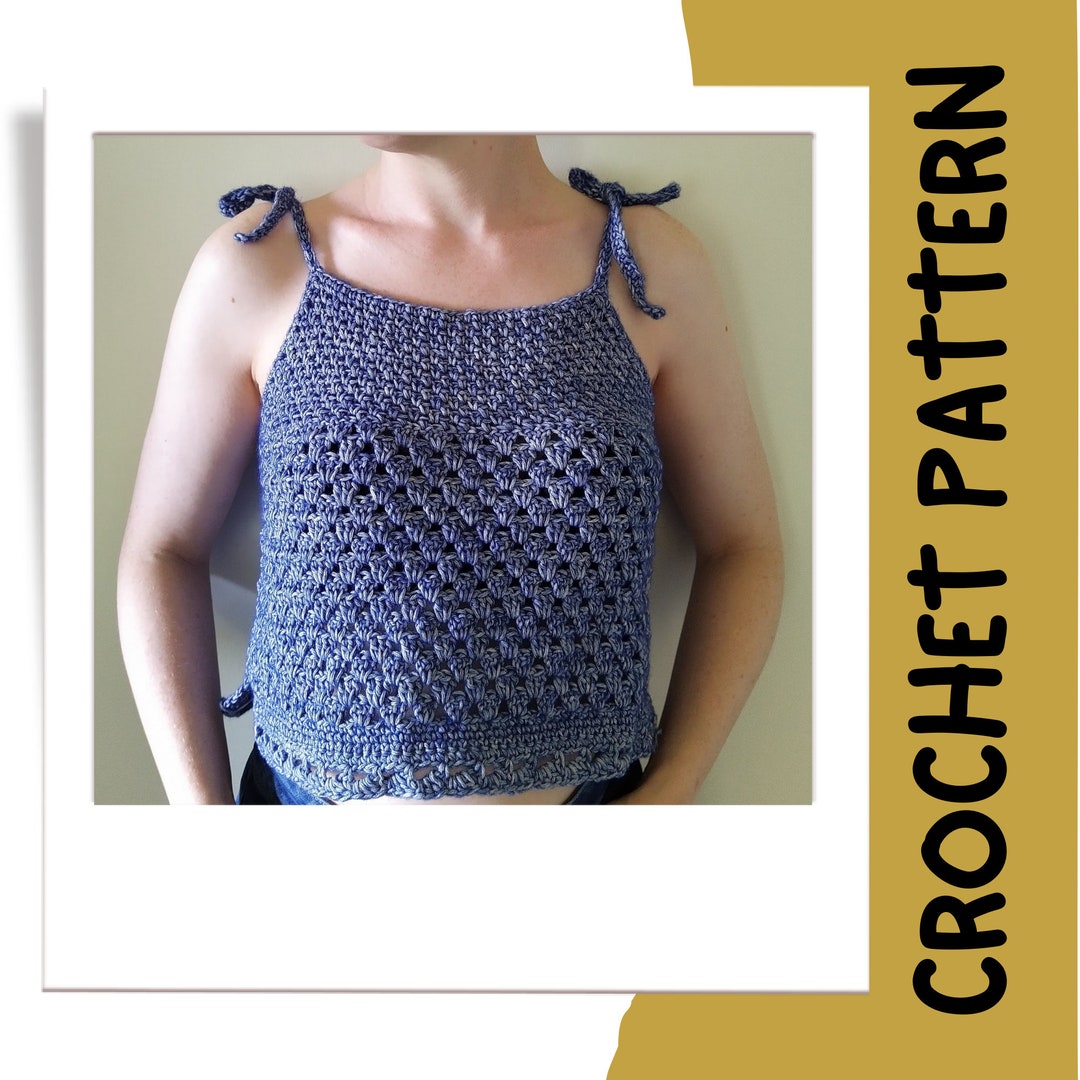 Crochet Tank Top Pattern for Beginner Simple Crochet Singlet Pattern ...