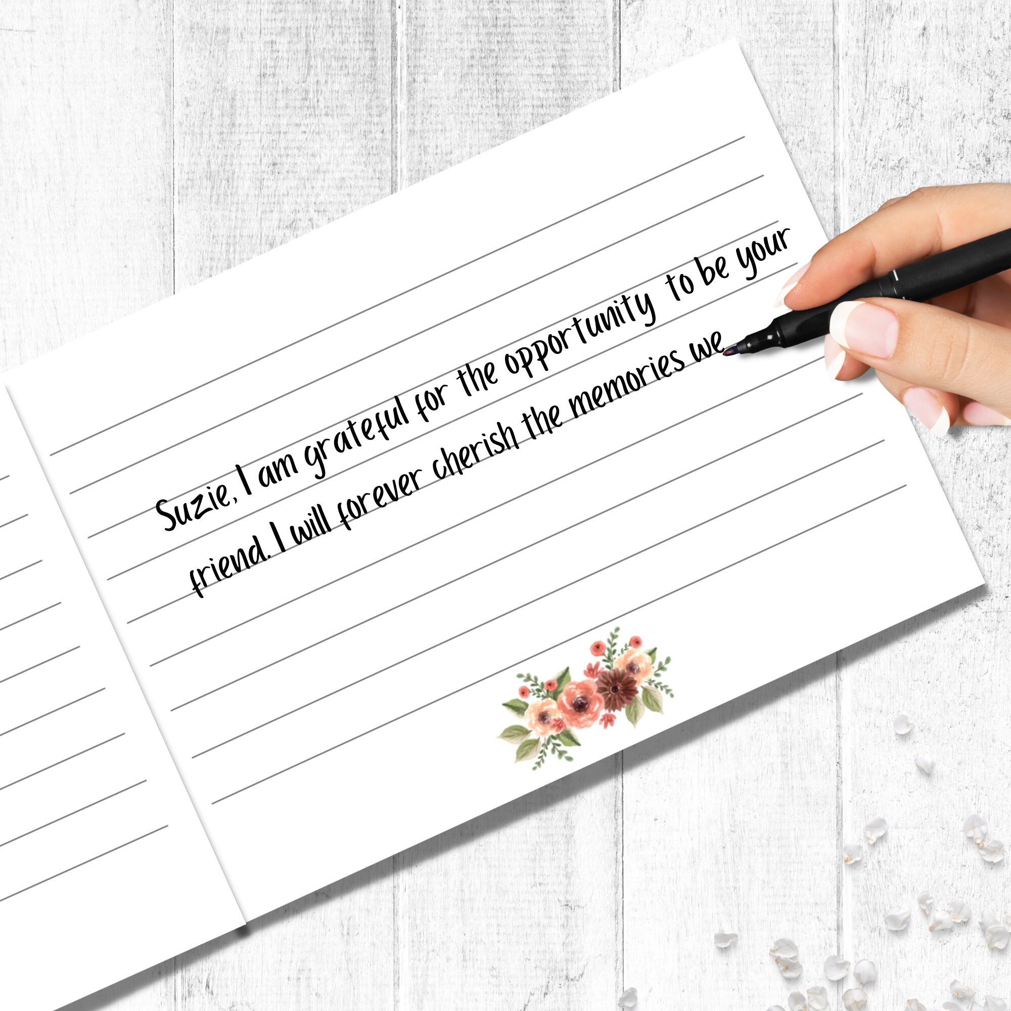 Editable Funeral Guest Book Template, Funeral Favors, Celebration of ...