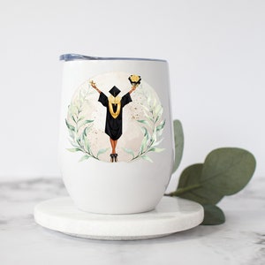 Graduation Sublimation Design PNG, Greenery Graduate Sublimation Design ...