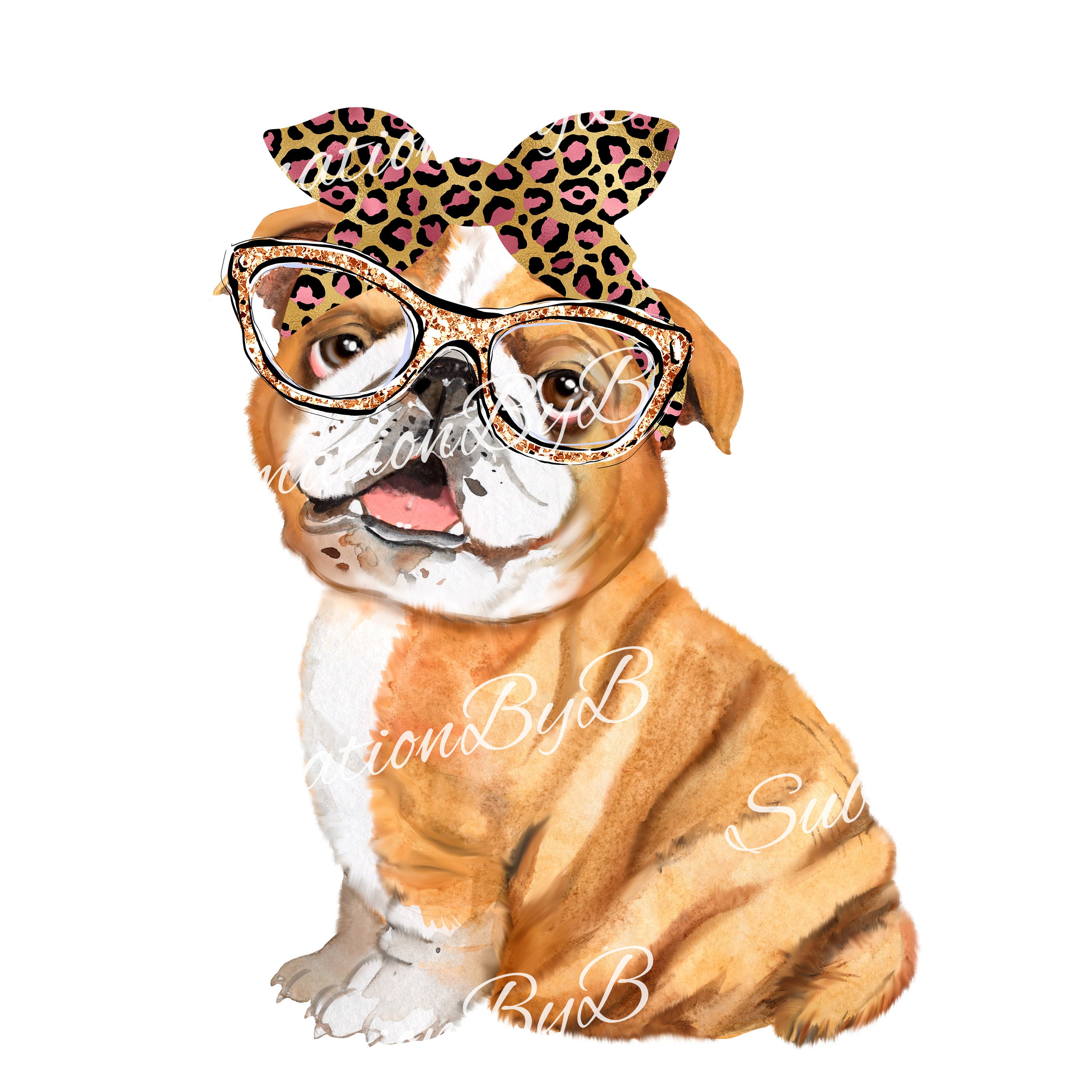 Cute English Bulldog Sublimation Design PNG Cool Animal - Etsy