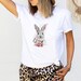 Easter Bunny Magnolia Sublimation Design PNG, Toddler Sublimation ...