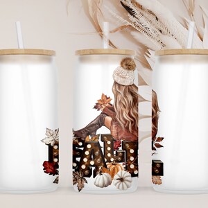 Modern Fashion Girl Fall Sublimation Design PNG Fall Design - Etsy