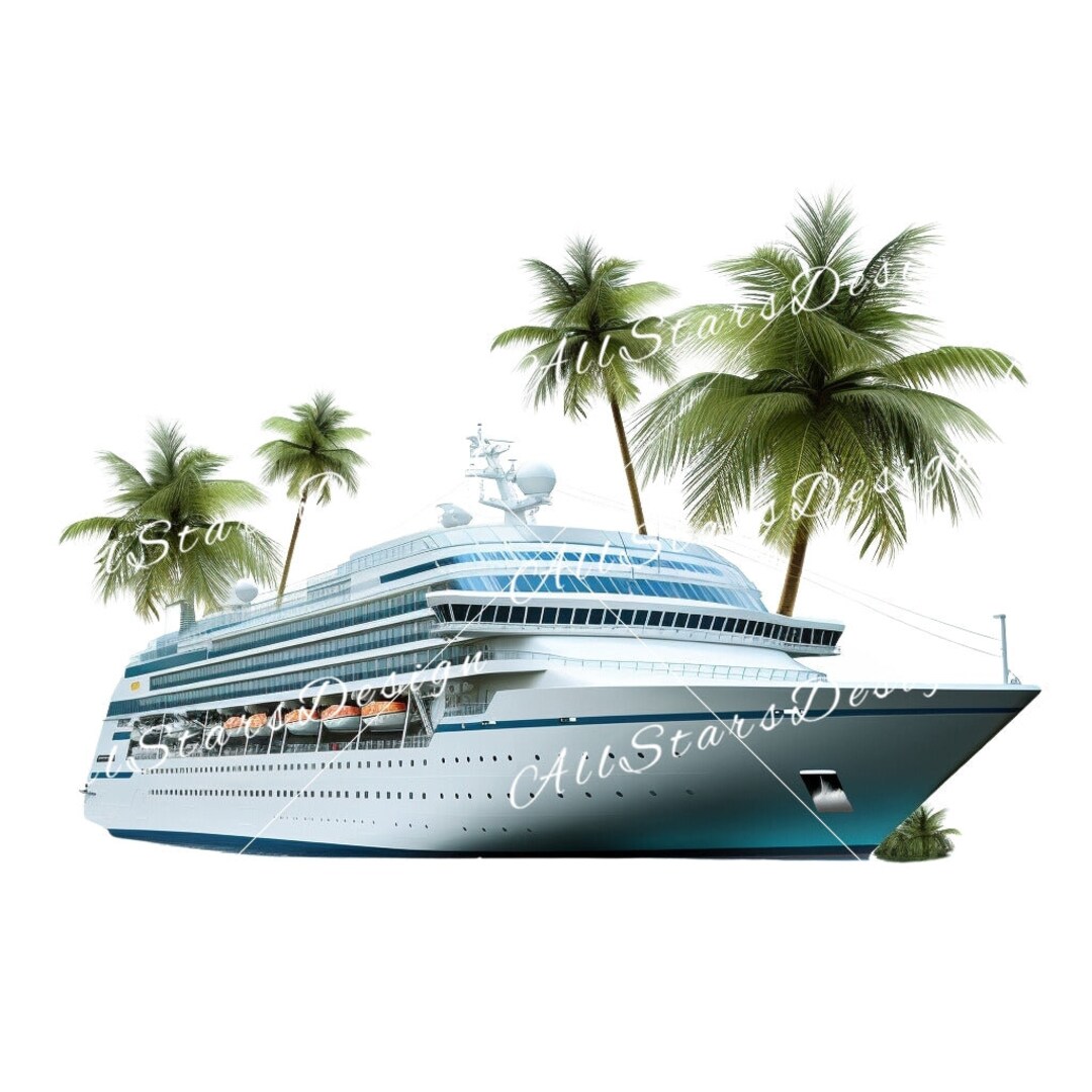 Caribbean Escape: Cruise Ship Sublimation Design for Tropical Adventure ...