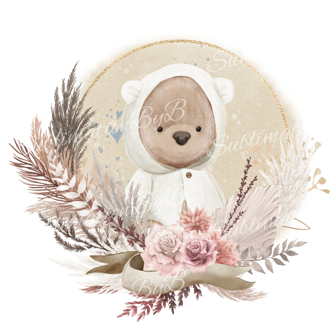 Baby Bear Sublimation Design PNG Rainbow Toddler Sublimation - Etsy