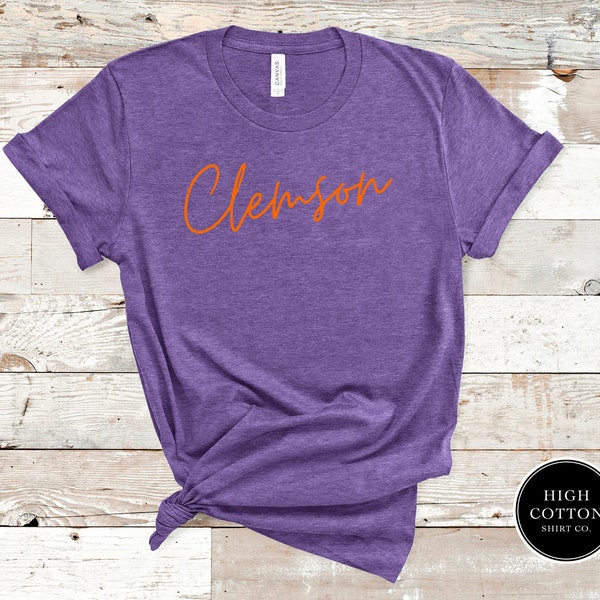 Clemson Tshirt - Etsy