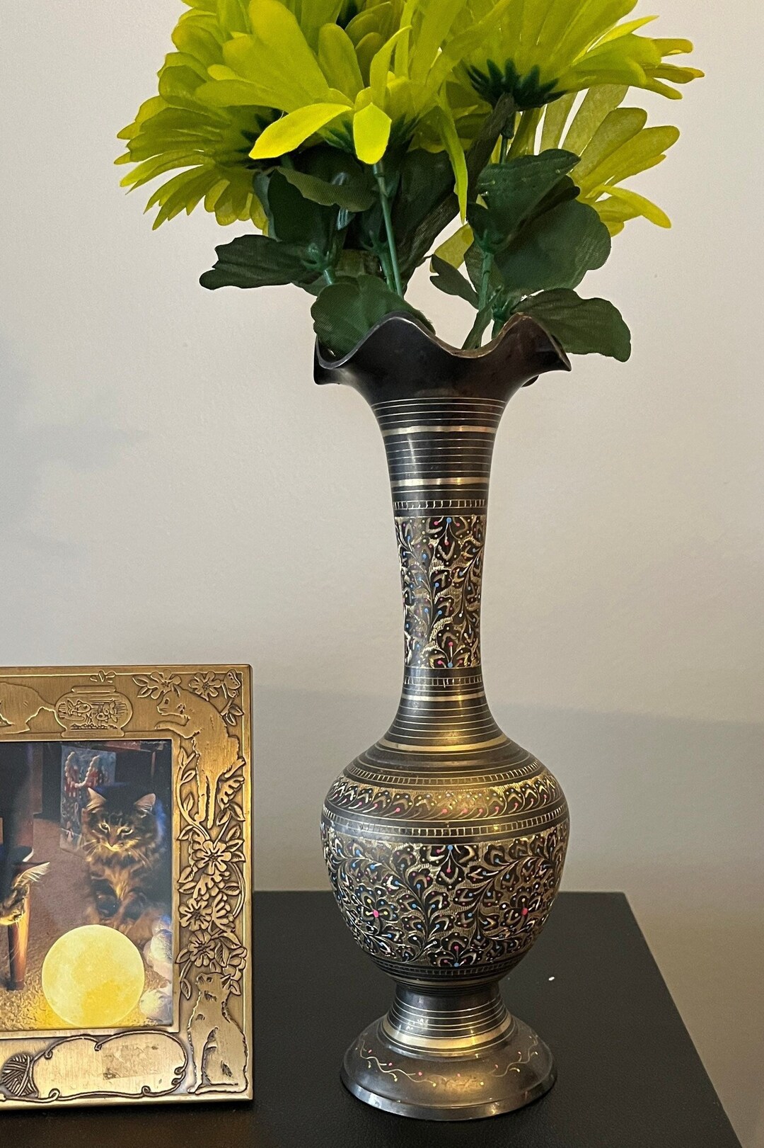 Vintage Solid Brass Vase | Antique Collectible Vase to Spark Your ...
