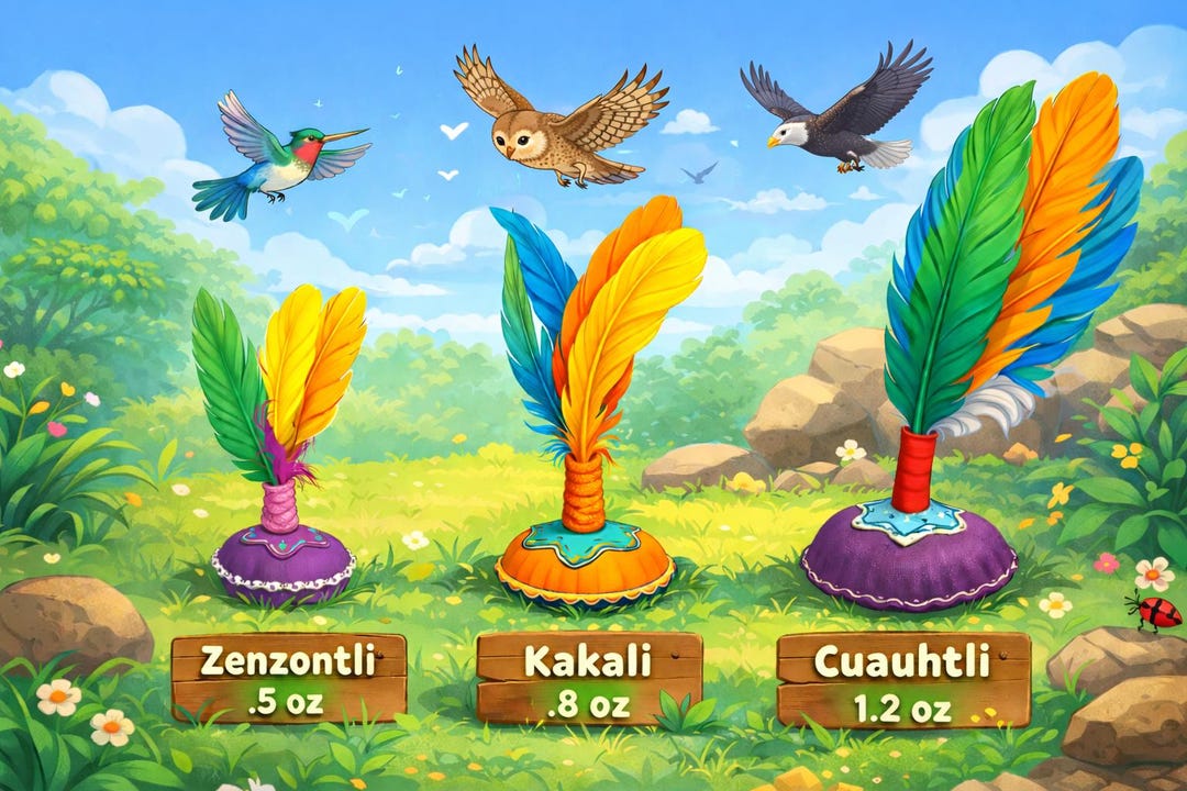 Handmade Mexican Feather MINI Peteca – Colorful Folk Toy for Joyful ...