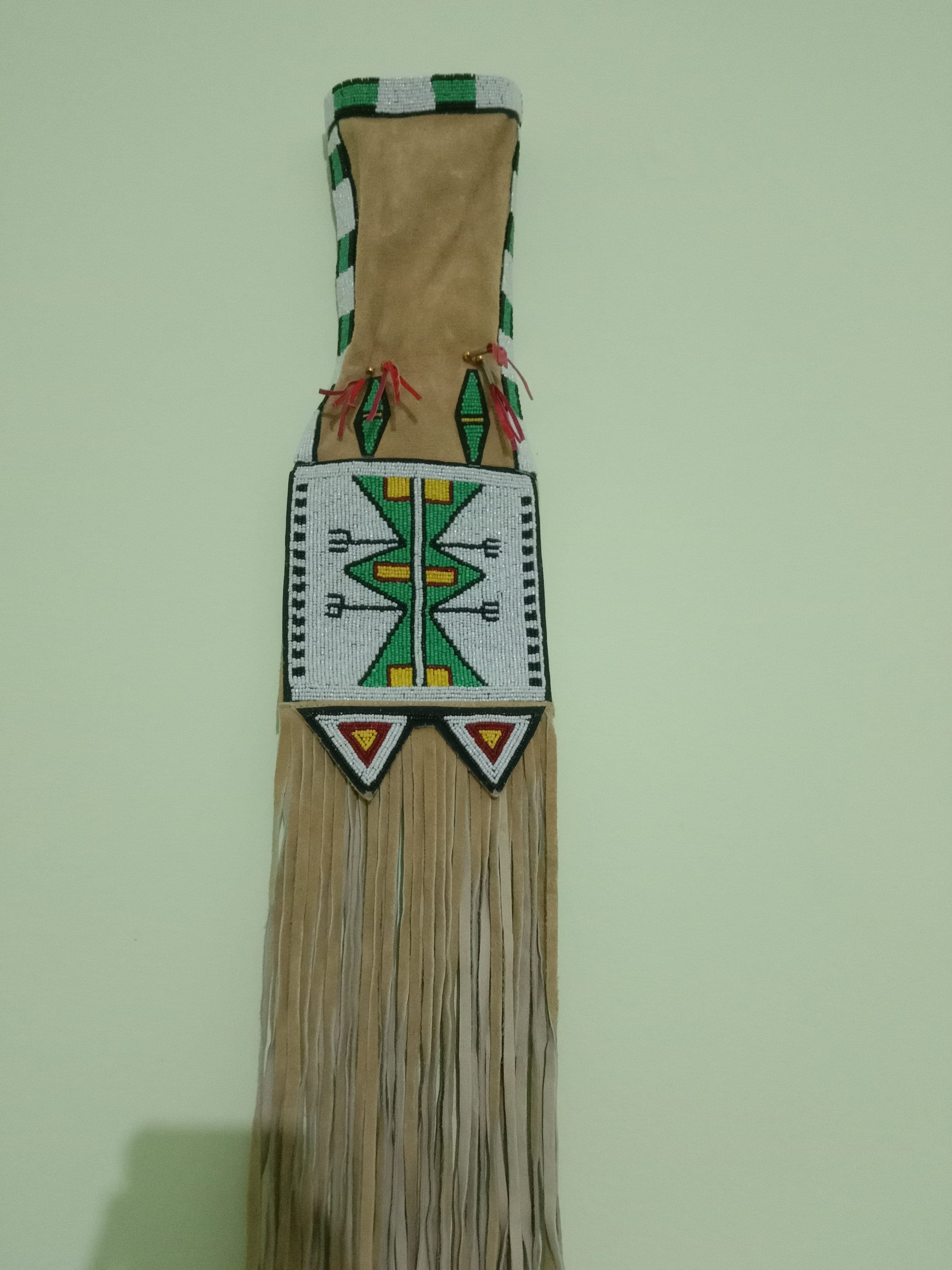 Native American Sioux Style Indian Beaded Leather Knife Sheath S817 - Etsy