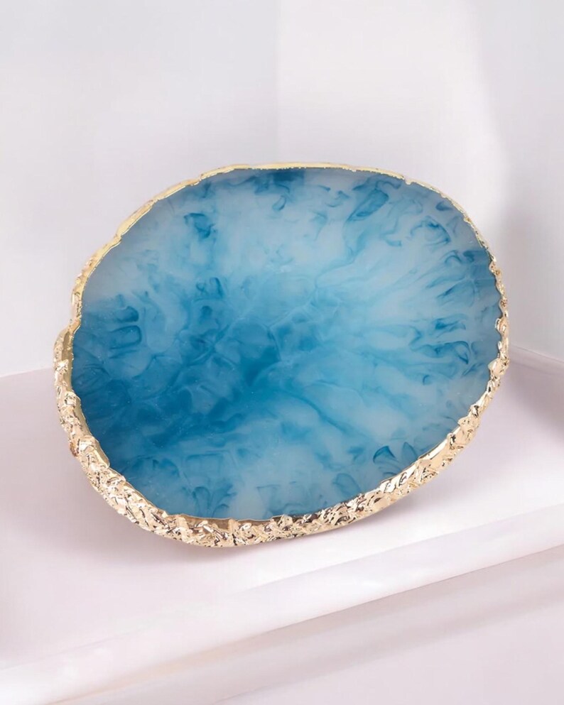 1 Piece Resin Palette, Resin Art Coaster, Nail Art Palette, Makeup ...