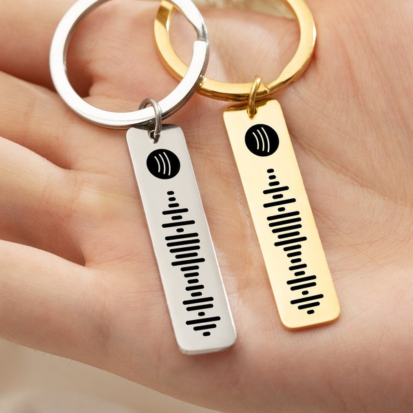 Spotify Song Keychain - Etsy