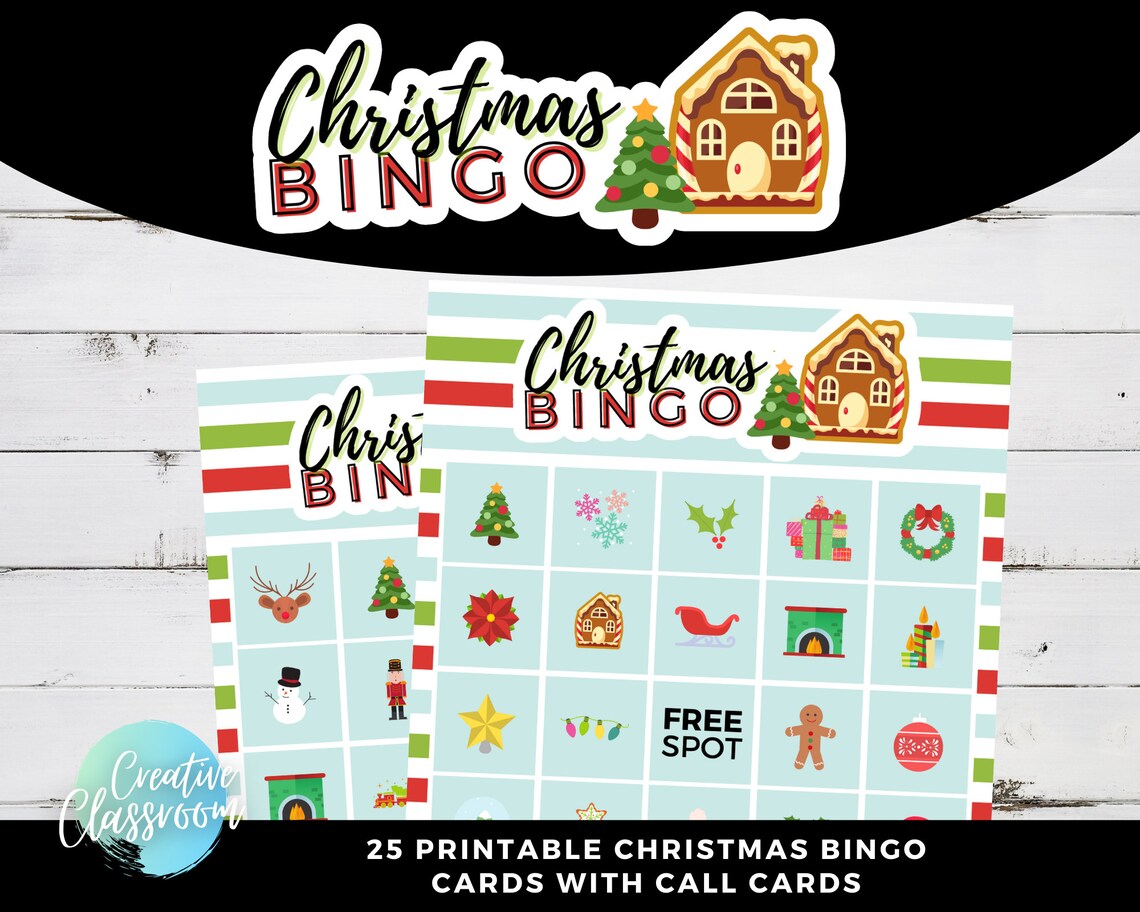 Christmas Bingo | Christmas Party Bingo Game | Class Party Bingo ...