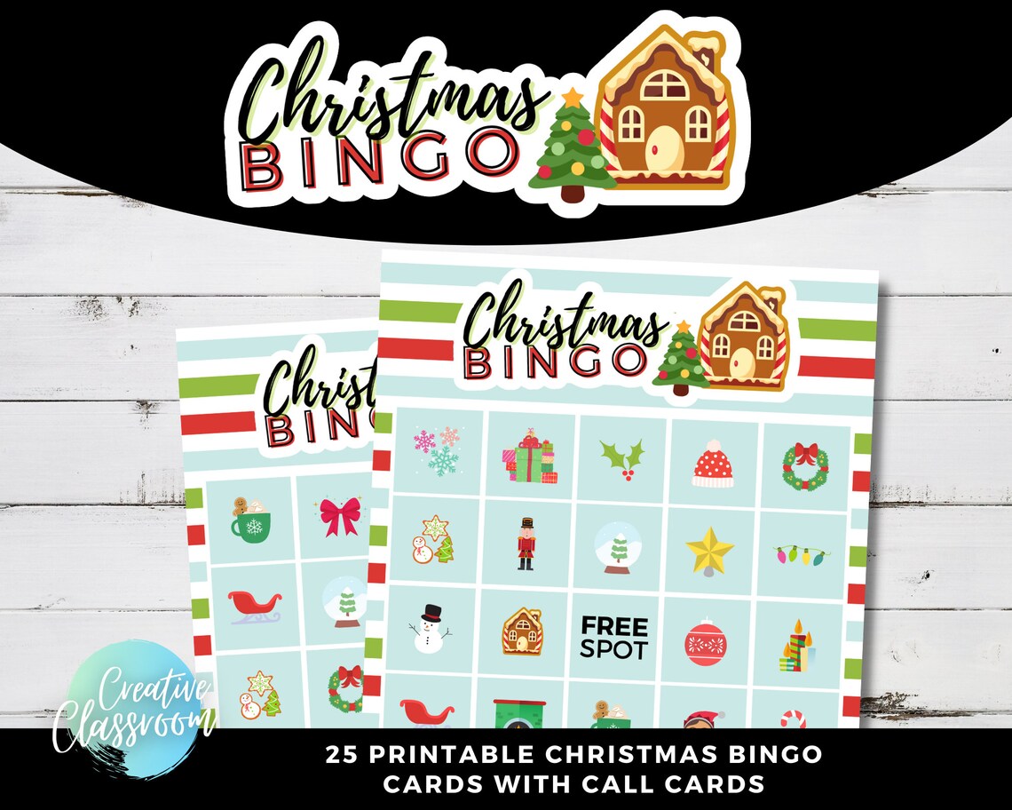 Christmas Bingo | Christmas Party Bingo Game | Class Party Bingo ...