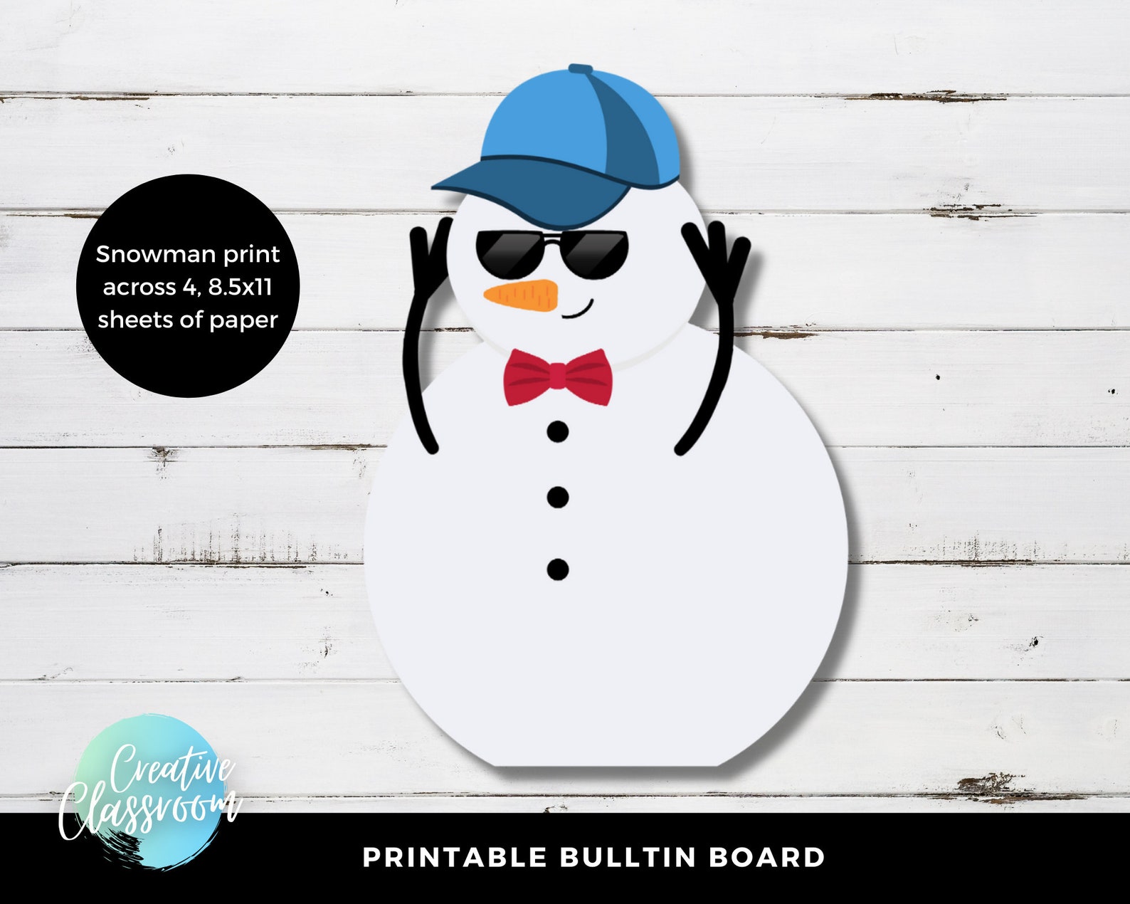 Chillin' With My Snowmies Bulletin Board | Snowman Themed Bulletin ...