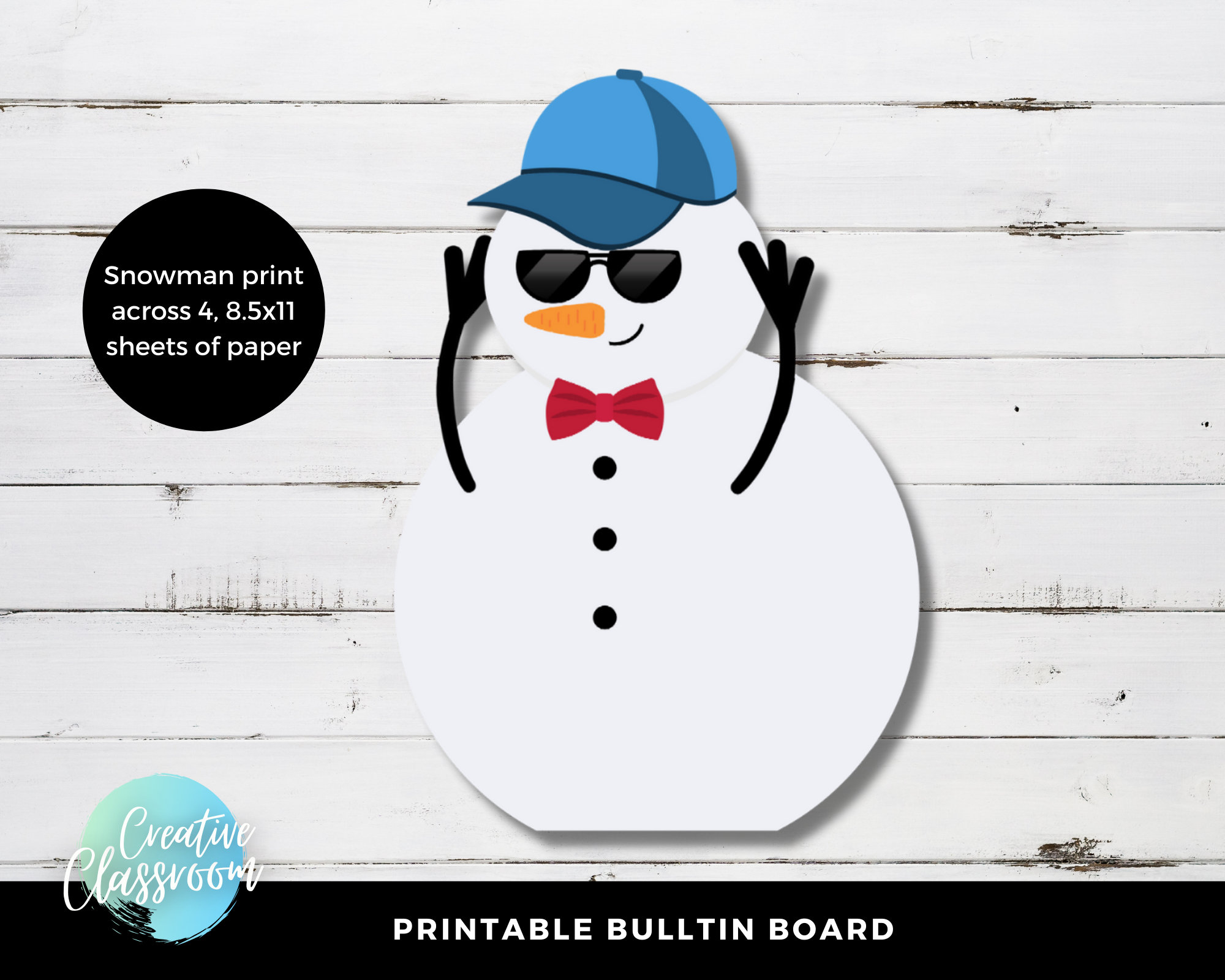 Chillin' With My Snowmies Bulletin Board | Snowman Themed Bulletin ...