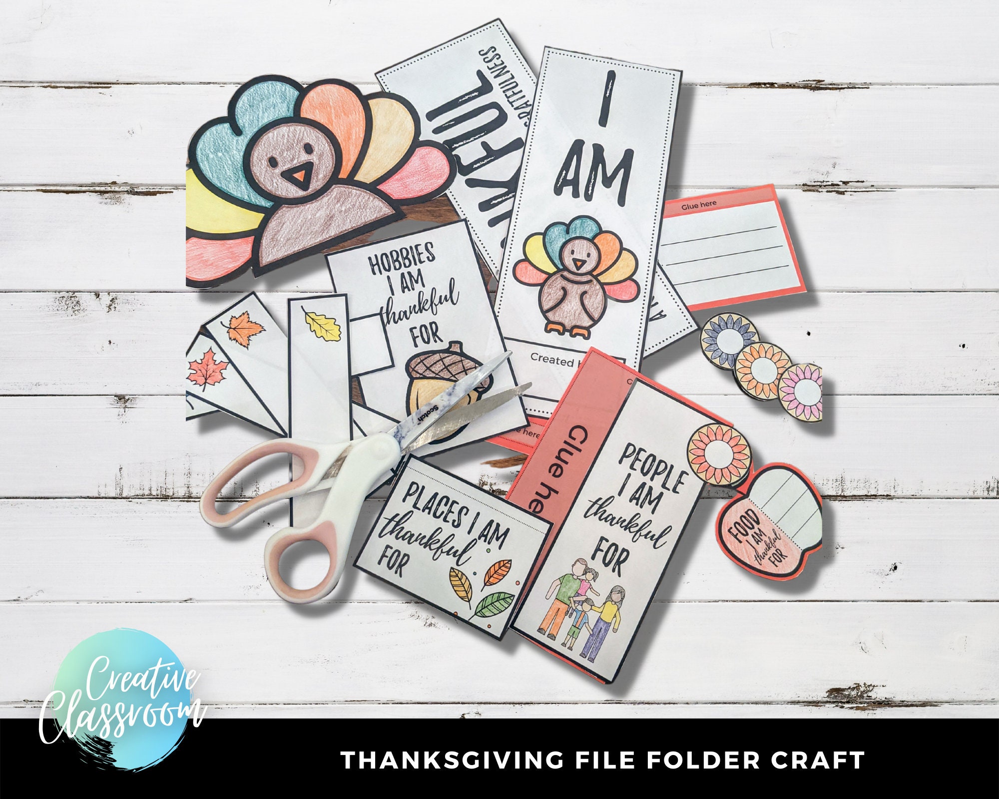 I Am Thankful Turkey Craft, Thankful Turkey, Thanksgiving Craft, School ...