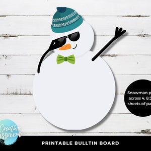 Chillin' With My Snowmies Bulletin Board | Snowman Themed Bulletin ...