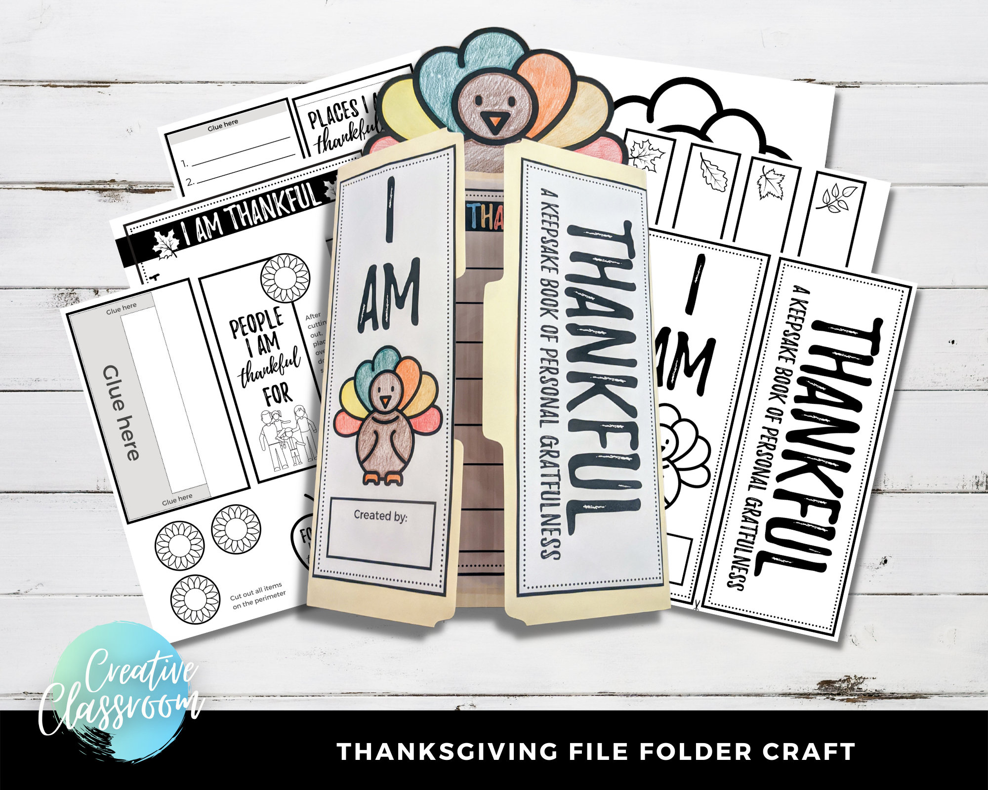 I Am Thankful For Turkey Craft