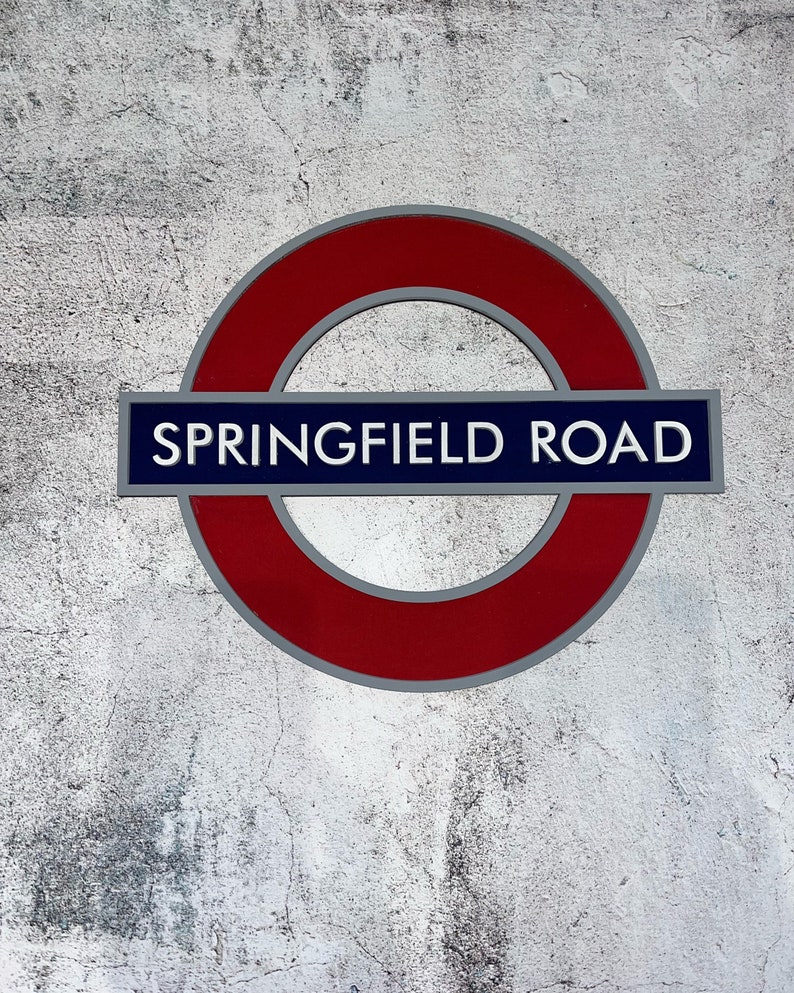 London Underground Tube Sign Mdf Handpainted Any Name - Etsy UK