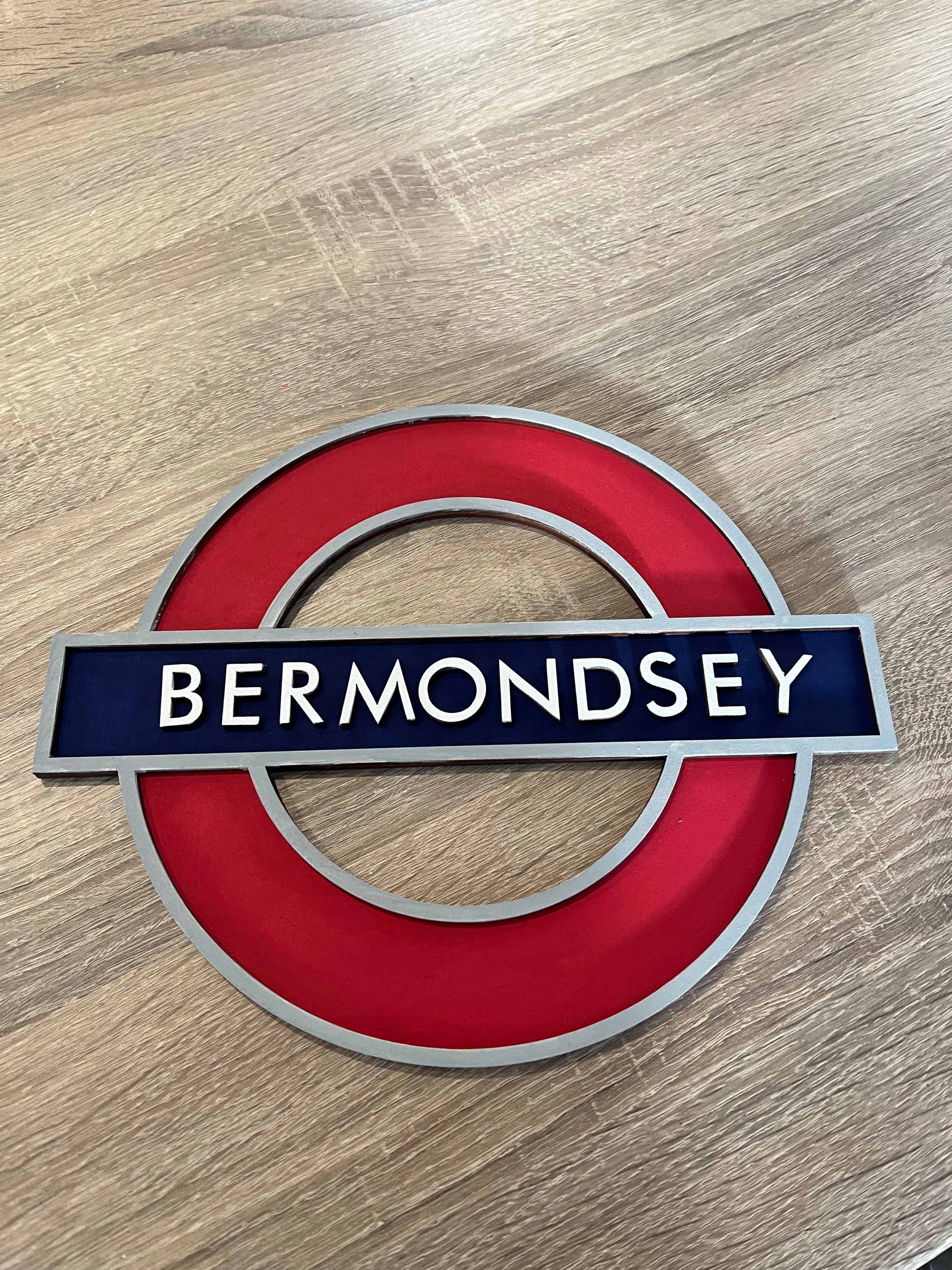 London Underground Tube Sign Mdf Handpainted Any Name - Etsy UK