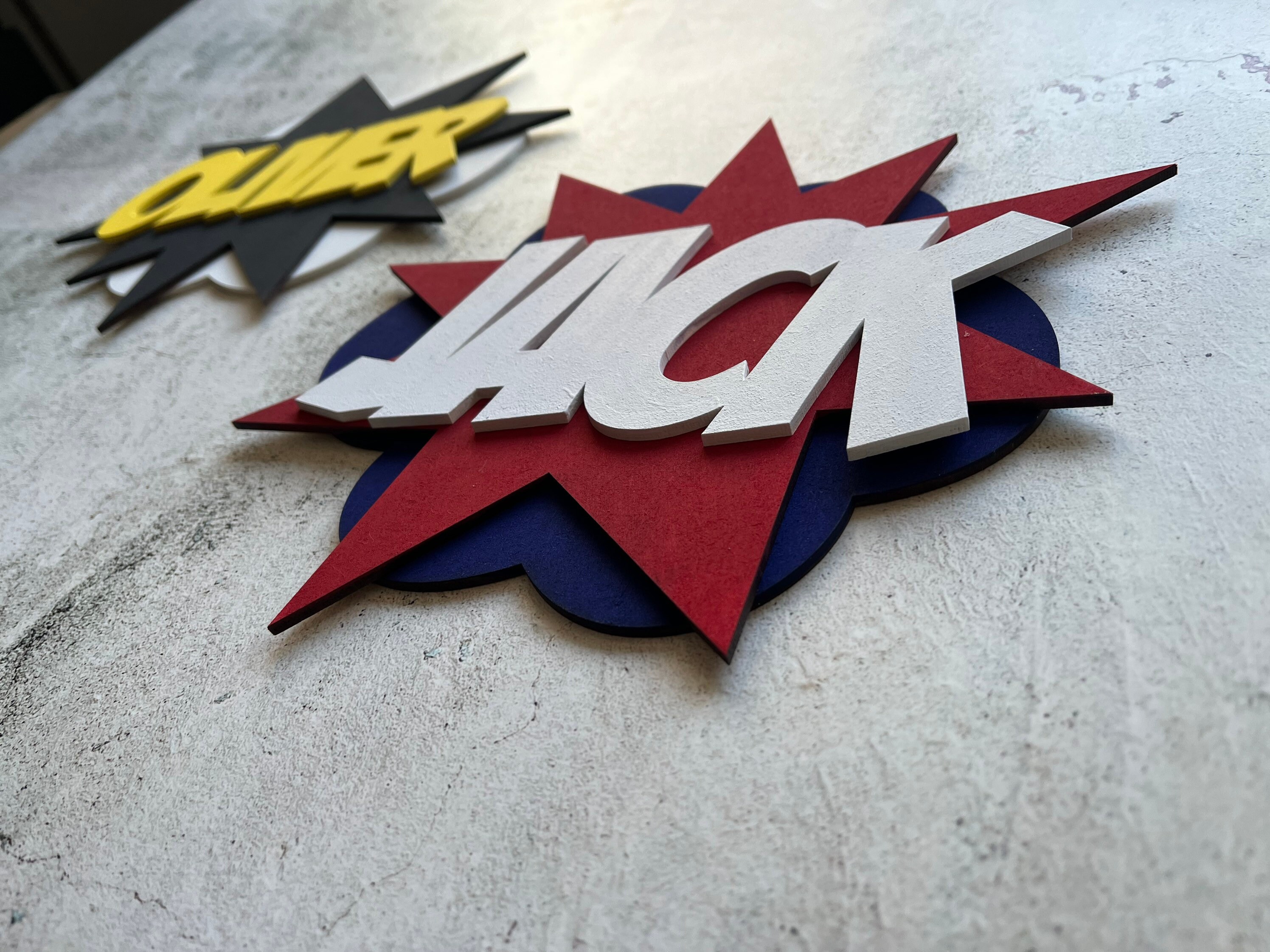 Personalised Superhero Sign, Comic Style Sign, Comic Book Style Plaque ...