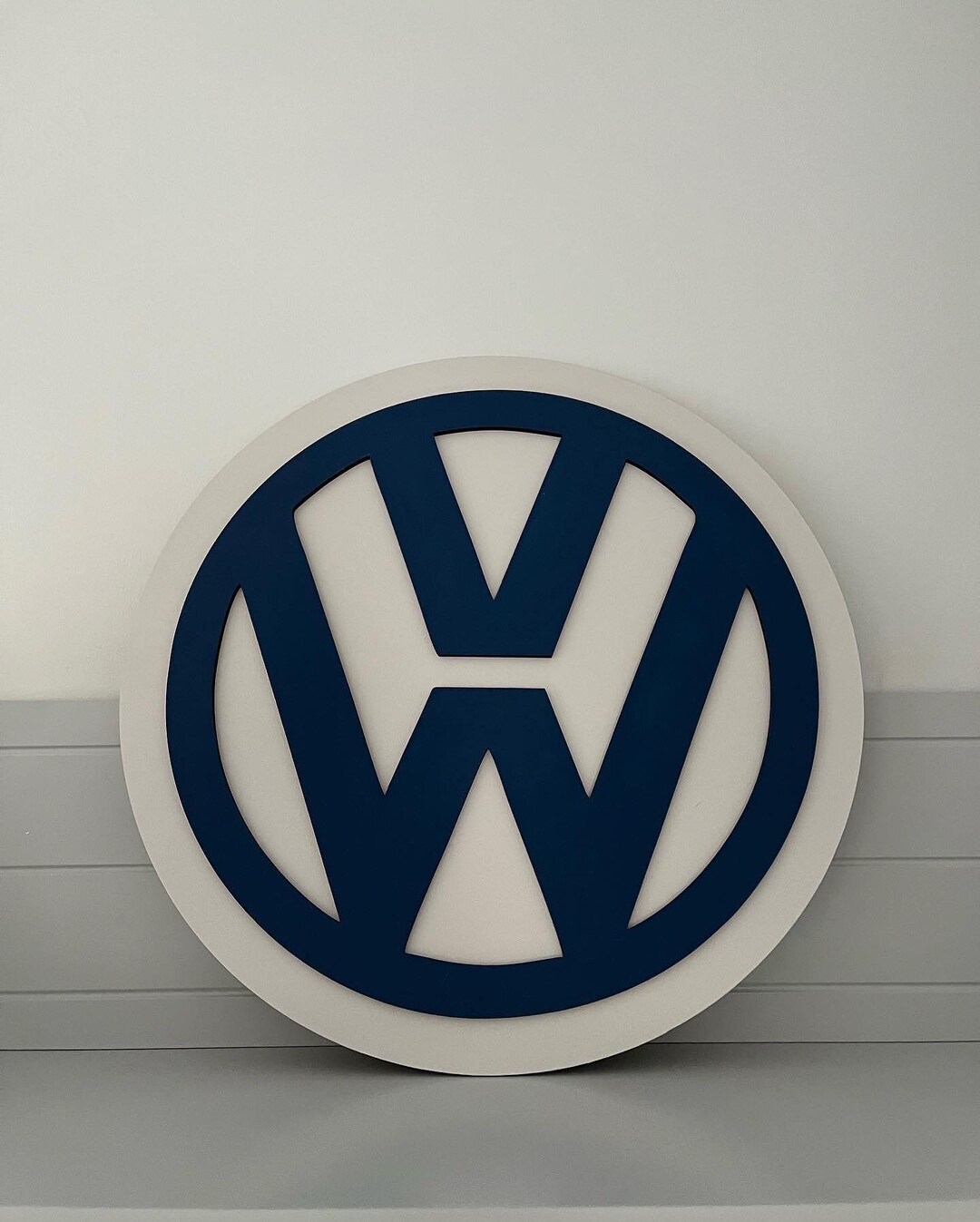 VW Volkswagen Mdf Handpainted Door Wall Plaque Car Campervan T5 T6 T4 ...