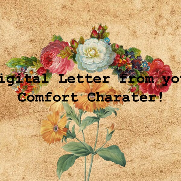 Digital Character Letter - Etsy