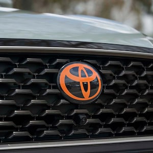 2021 - 2025 Toyota Corolla Cross Front Emblem Vinyl Overlay Decal ...