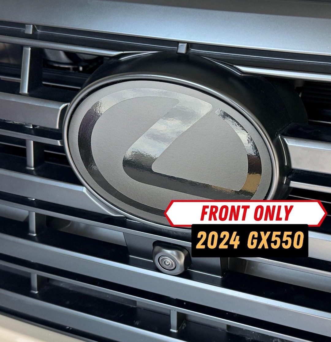 2024 Lexus GX550 Front Stealth Vinyl Emblem Overlay Decal Wrap - Etsy