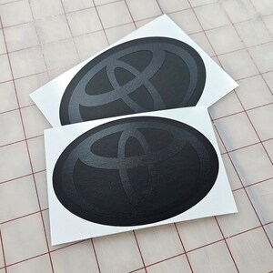 2020-2023 Toyota Supra MK5 Stealth Emblem Vinyl Overlay Decals Set ...