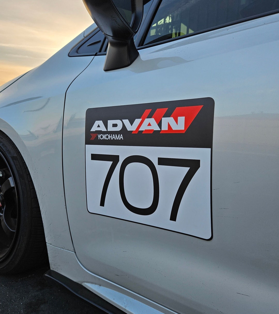 Track Racing Numbers Set Custom Logo or Team | Vinyl Sticker or ...