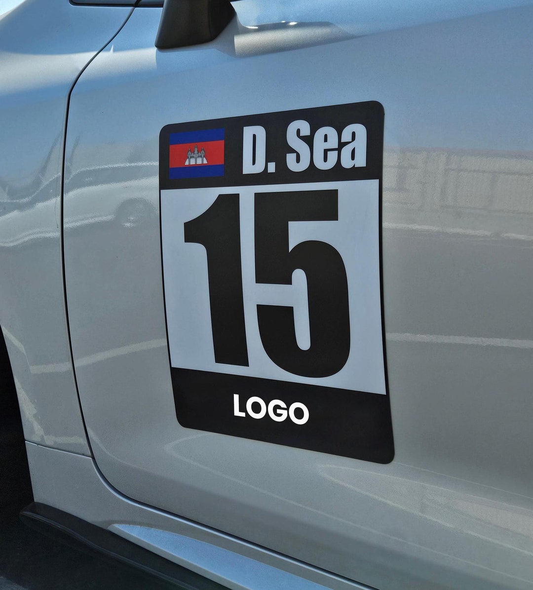 Track Racing Numbers Custom Number, Name, Flag, Logo | Vinyl Sticker or ...