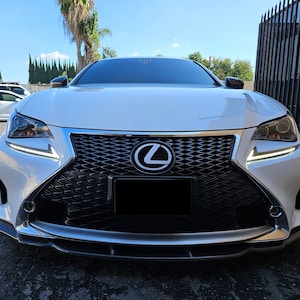 2015-2018 Lexus RC350 Vinyl Decal Emblem Overlay Cover Front Grille F ...