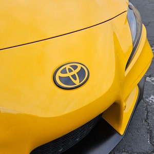 2020-2023 Toyota Supra MK5 Vinyl Emblem Overlay Decals Set Front & Rear ...
